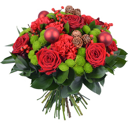 Bouquet de Noël - Livraison fleurs de Noël | 123fleurs