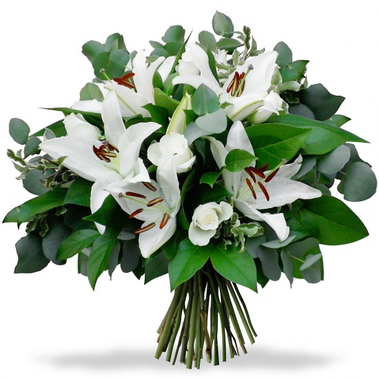 Bouquet de fleurs Pureté Lys & Love - Livraison de fleurs