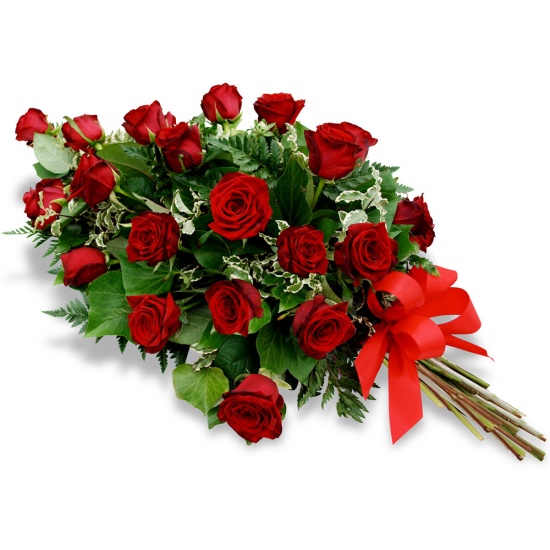 Gerbe de fleurs piquées Pathéia